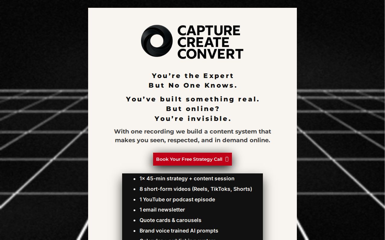 Capture Create Convert